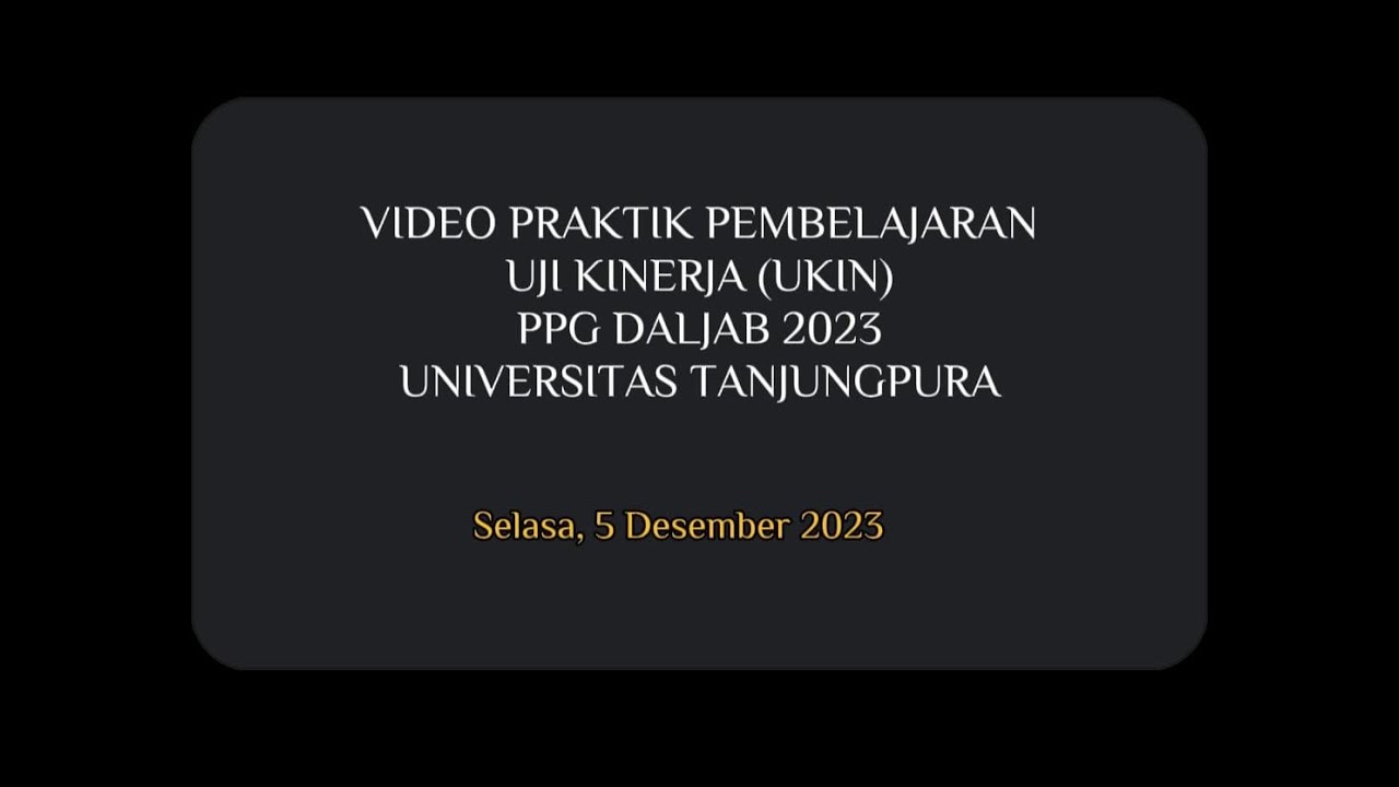 Video Praktik Pembelajaran Pjok Ukin Ppg Daljab Ii 2023 Mufrodah S