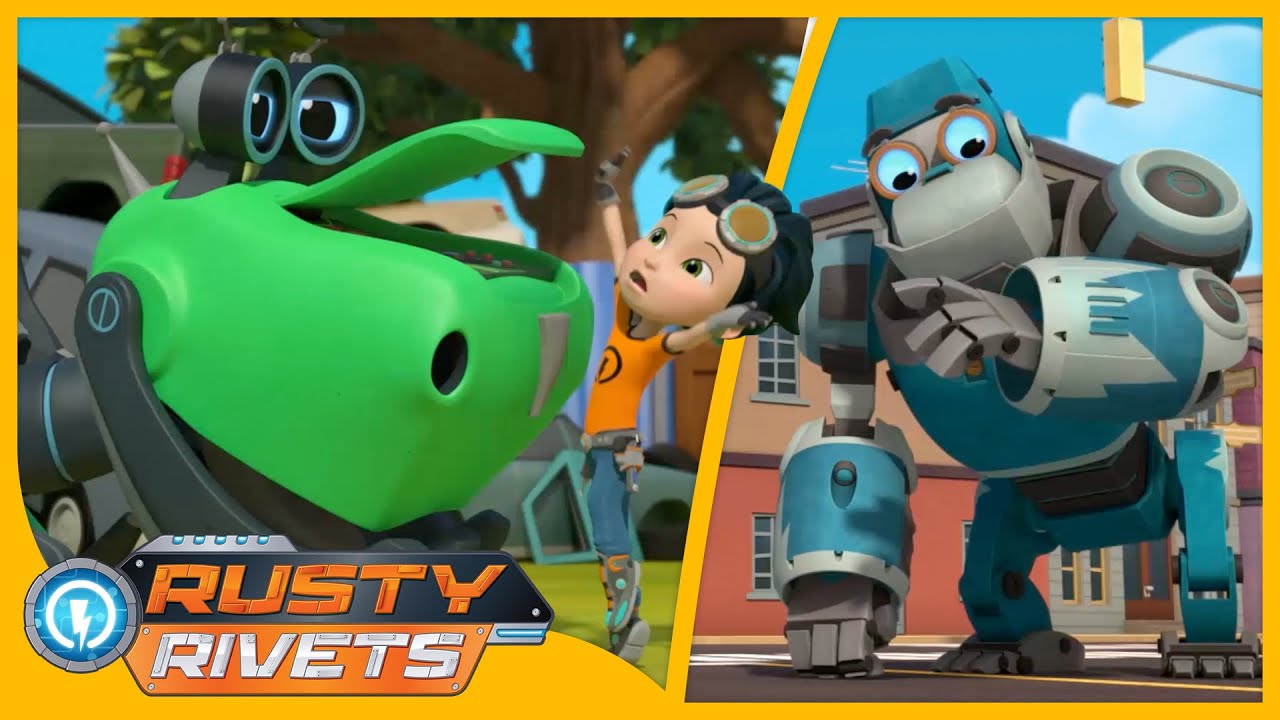 Rusty Stops A Robo Virus And More Rusty Rivets Episodes Cartoons