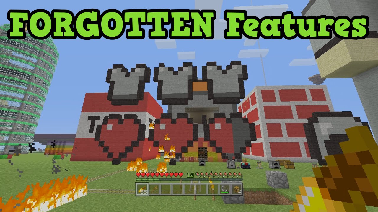 Forgotten Minecraft Features Youtube