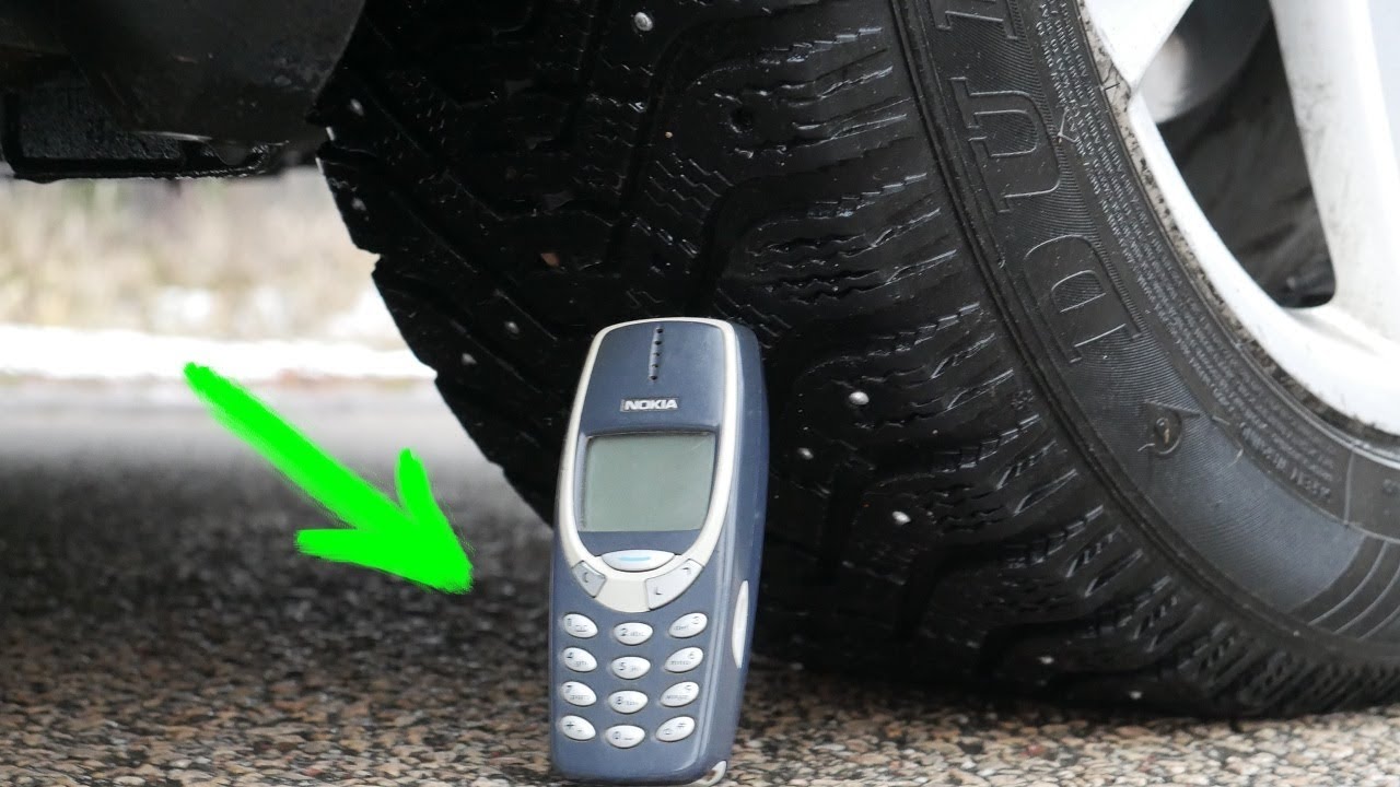 Experiment Car Vs Nokia 3310 Youtube