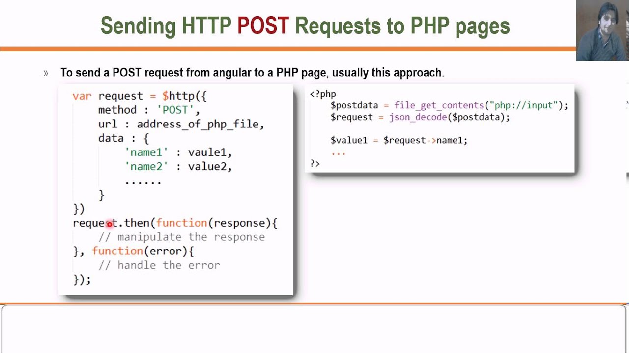 Angularjs Send Form Data To Php Part 1 Youtube