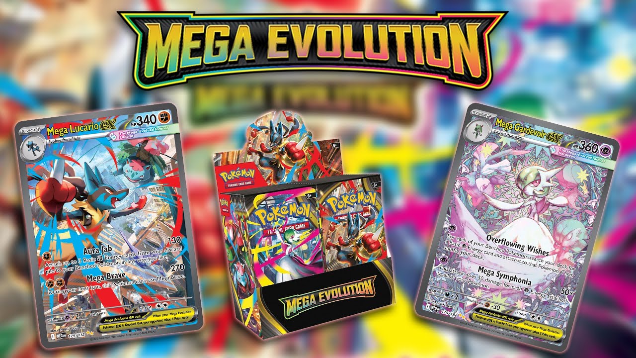 The New Mega Evolution Set Is Here Opening The New Mega Evolution