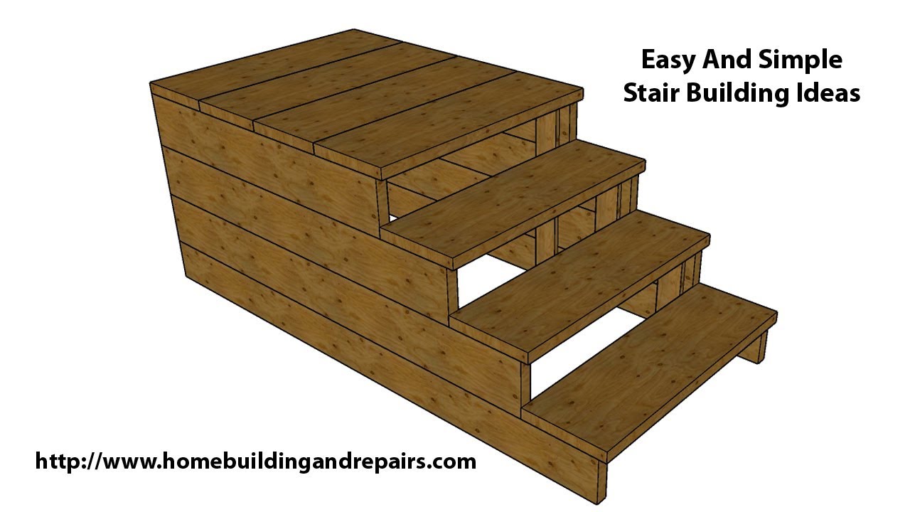 Easy Three Step Stair Building Project 1 10 1 2 Inch Treads And 7 1 2