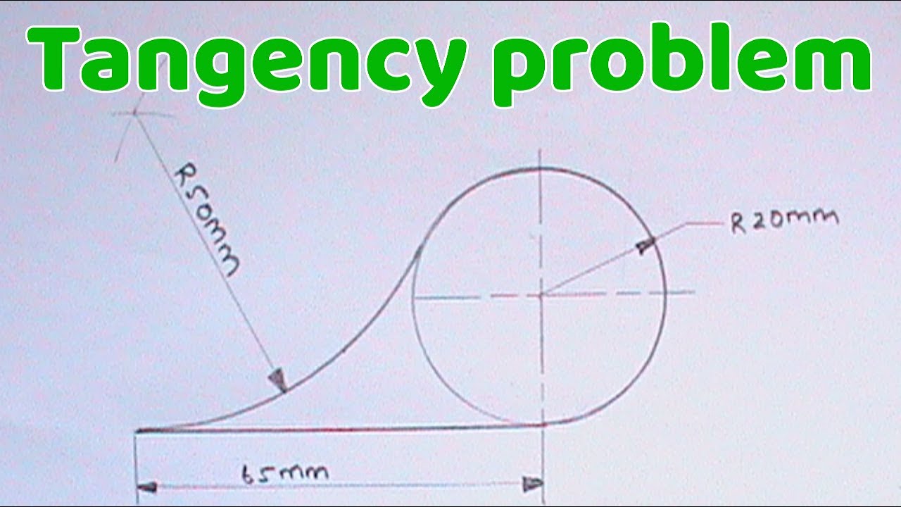 How To Solve Tangency Problem 1 Tangency Problem Engineering