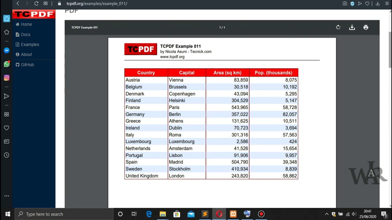How To Generate Pdf File Or Invoice Using Tcpdf In Php Youtube