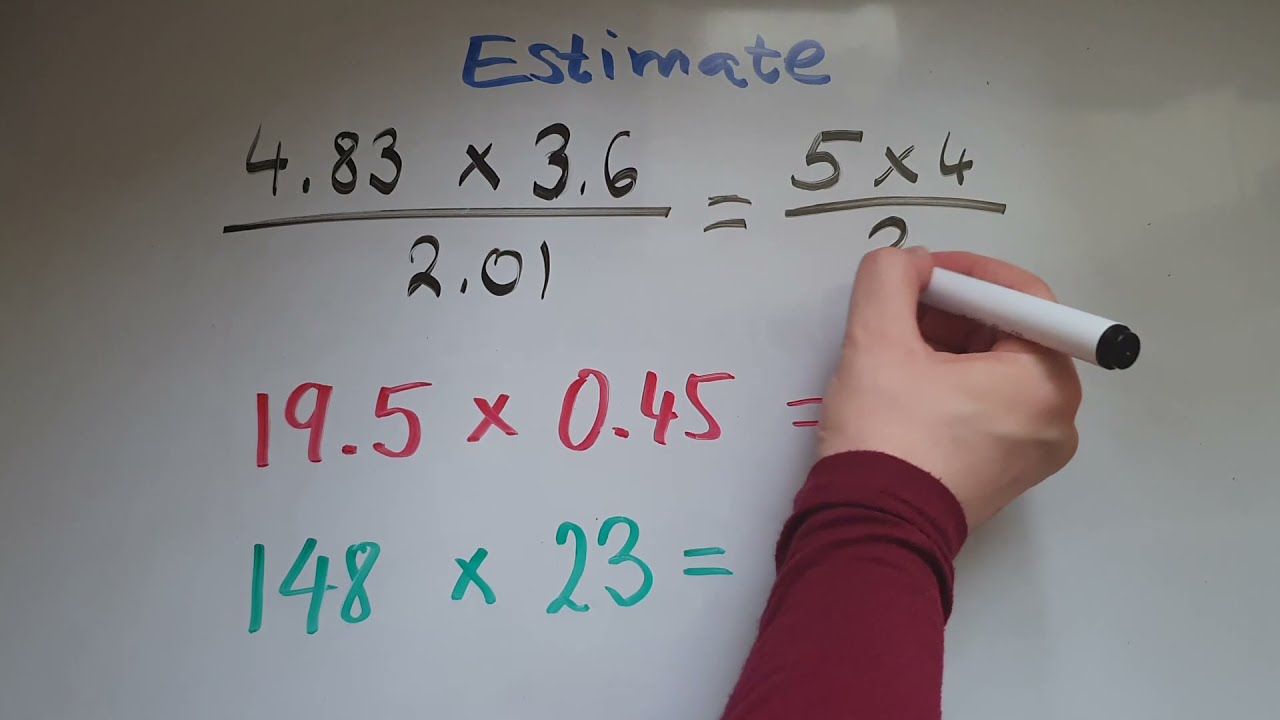 Estimating Gcse Maths Youtube
