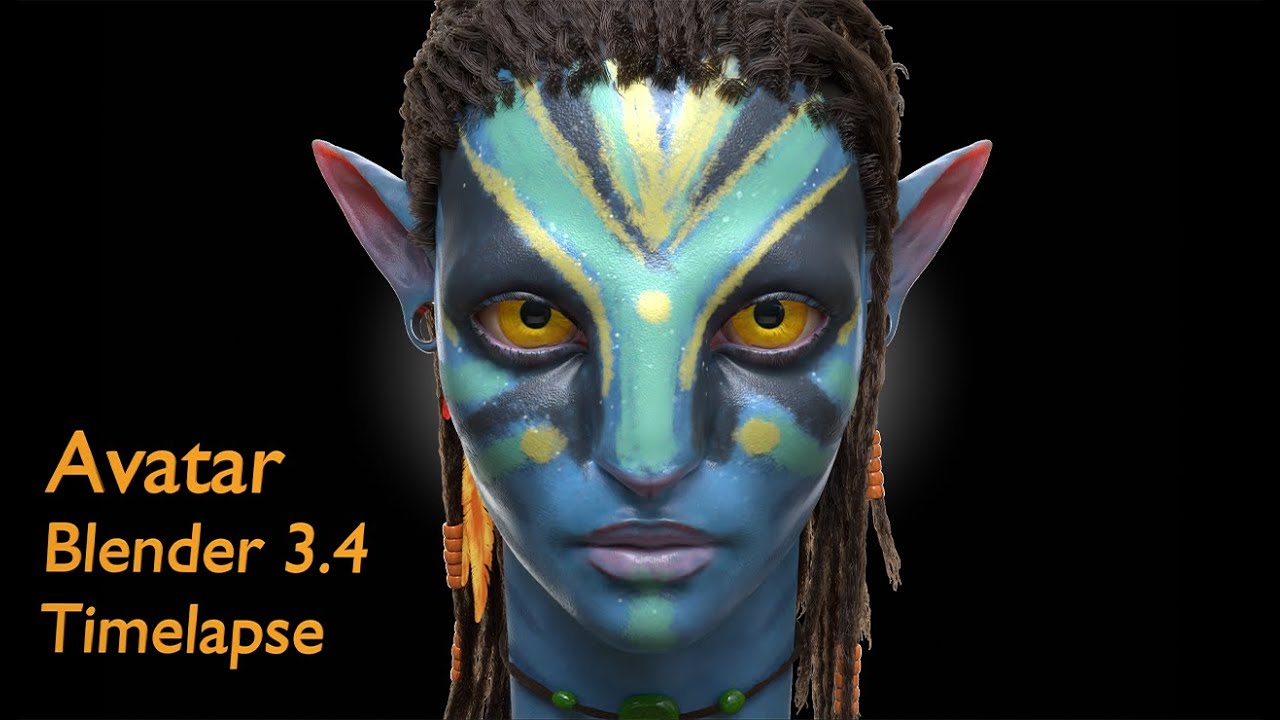 Blender Character Modeling Timelapse Avatar Neytiri Youtube
