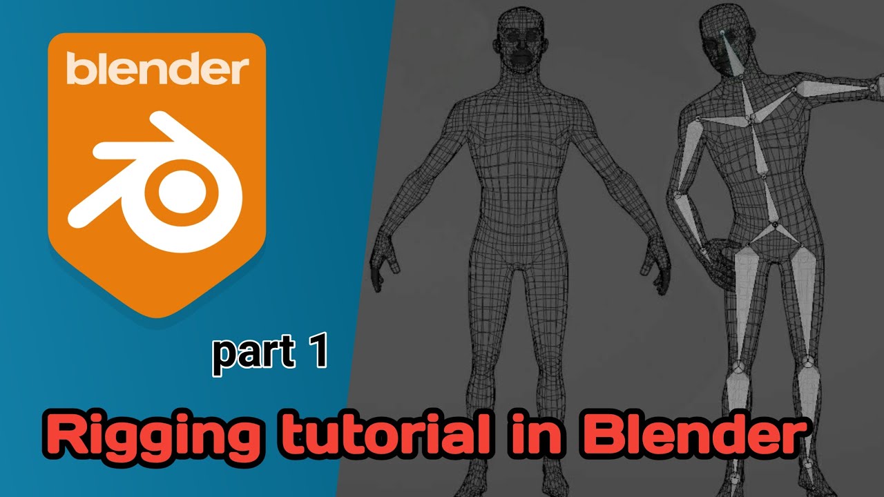 Rigging In Blender Part 1 Blender Rigging Tutorials Youtube
