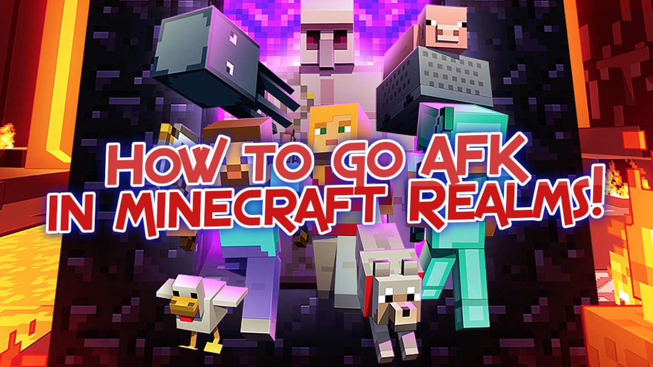 Minecraft How To Go Afk In Minecraft Realms Youtube