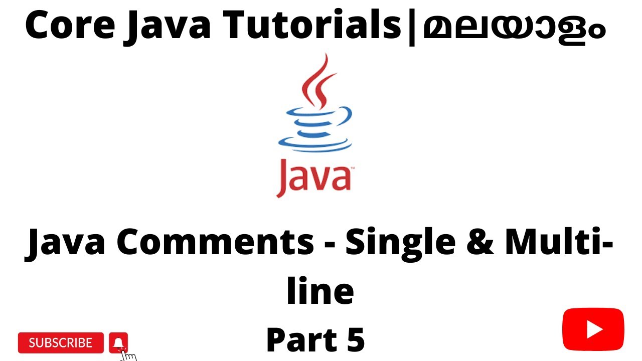 Java Comments Java For Selenium Selenium Web Automation Core Java