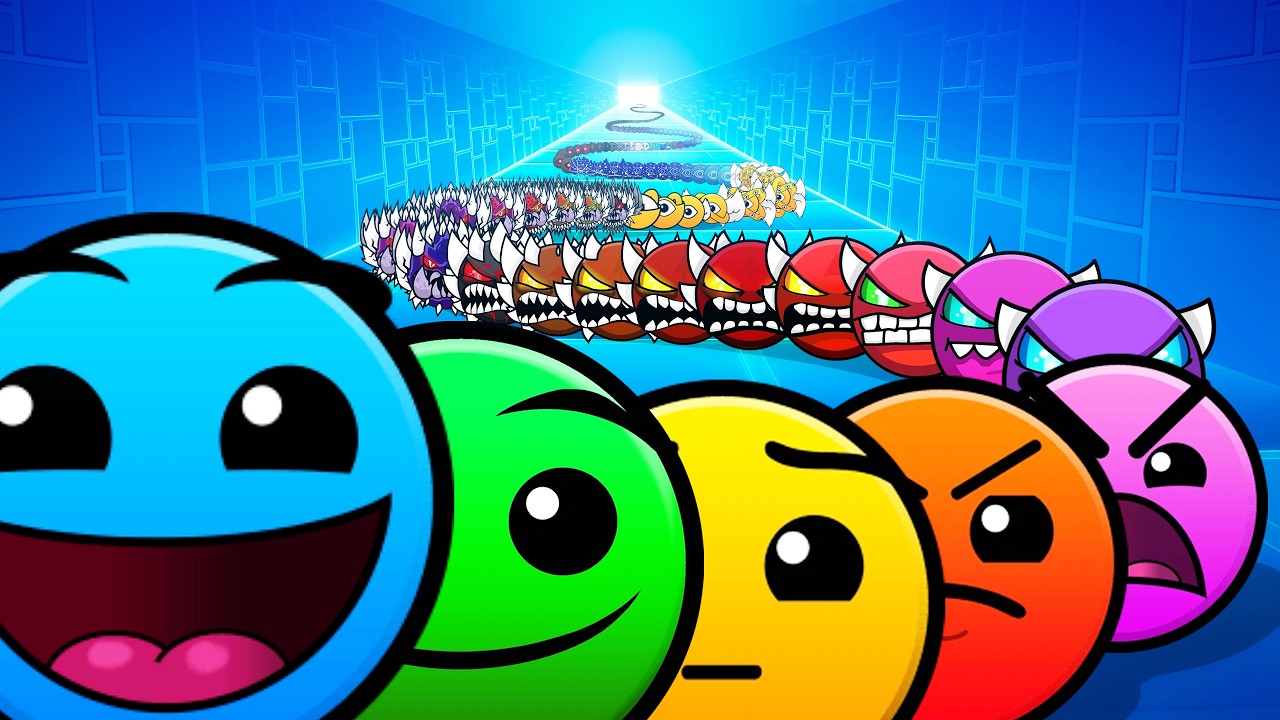 200 Geometry Dash Difficulty Faces Giga Collection Youtube
