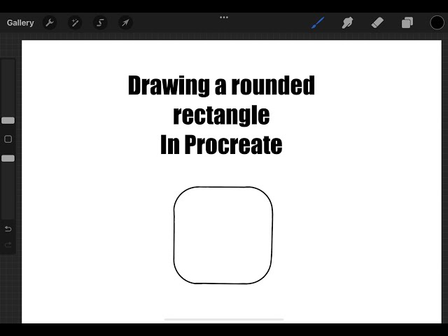 How To Draw Shape In Procreate