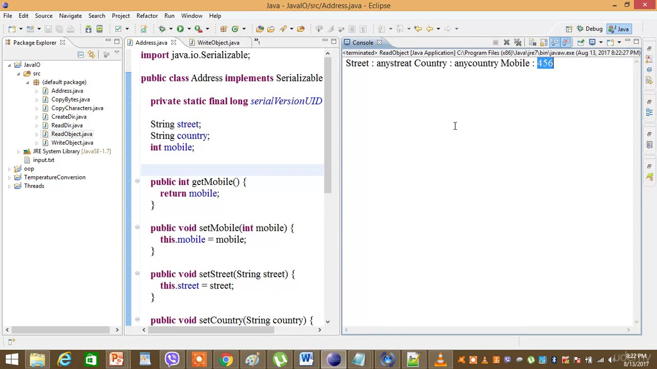 10 Java Object Serialization Transient Variable Youtube