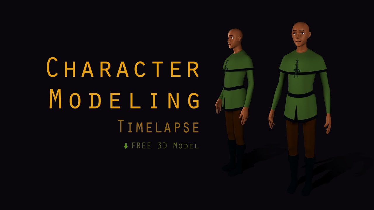 Character Modeling Timelapse Tutorial Youtube