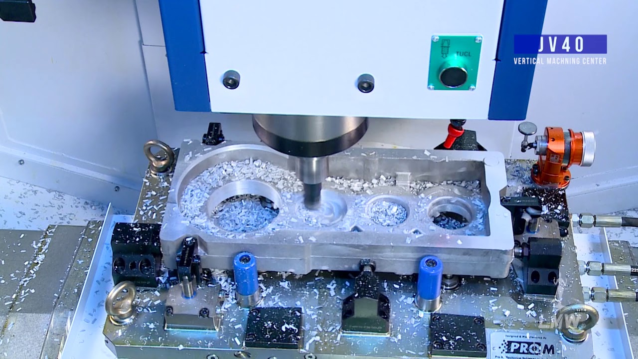 Jv 40 Vertical Machining Center At Engimach 2017 Youtube