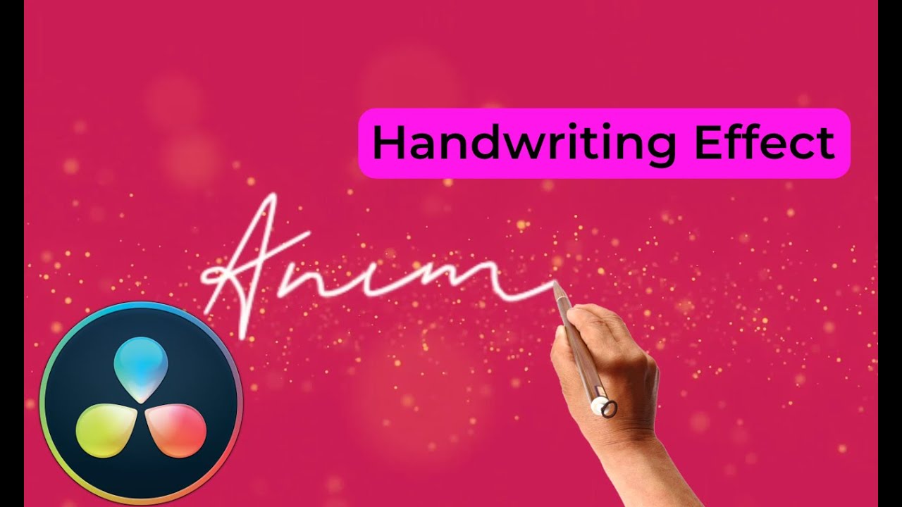 Handwriting Effect Youtube