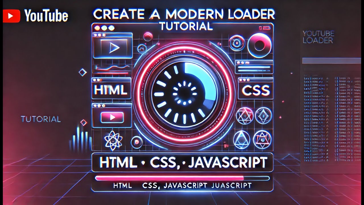 Create A Modern Loader With Numbers Using Html Css And Javascript