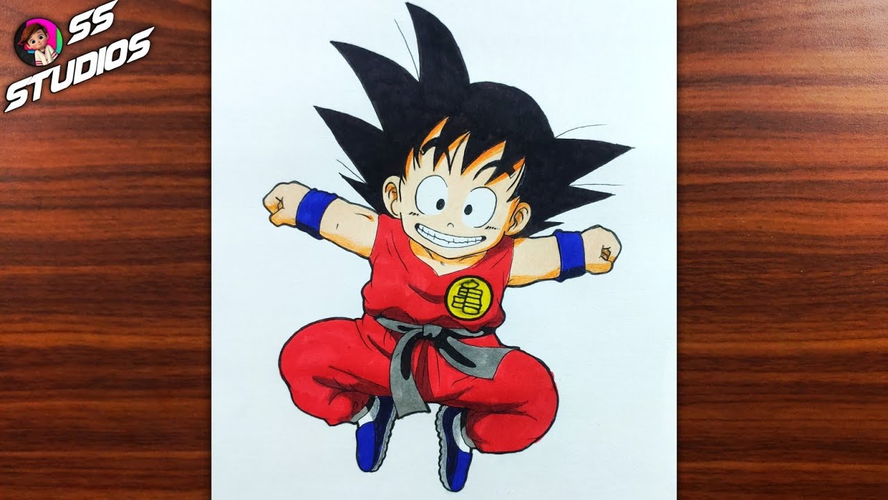 Kid Goku Drawing Kid Goku Drawing Art