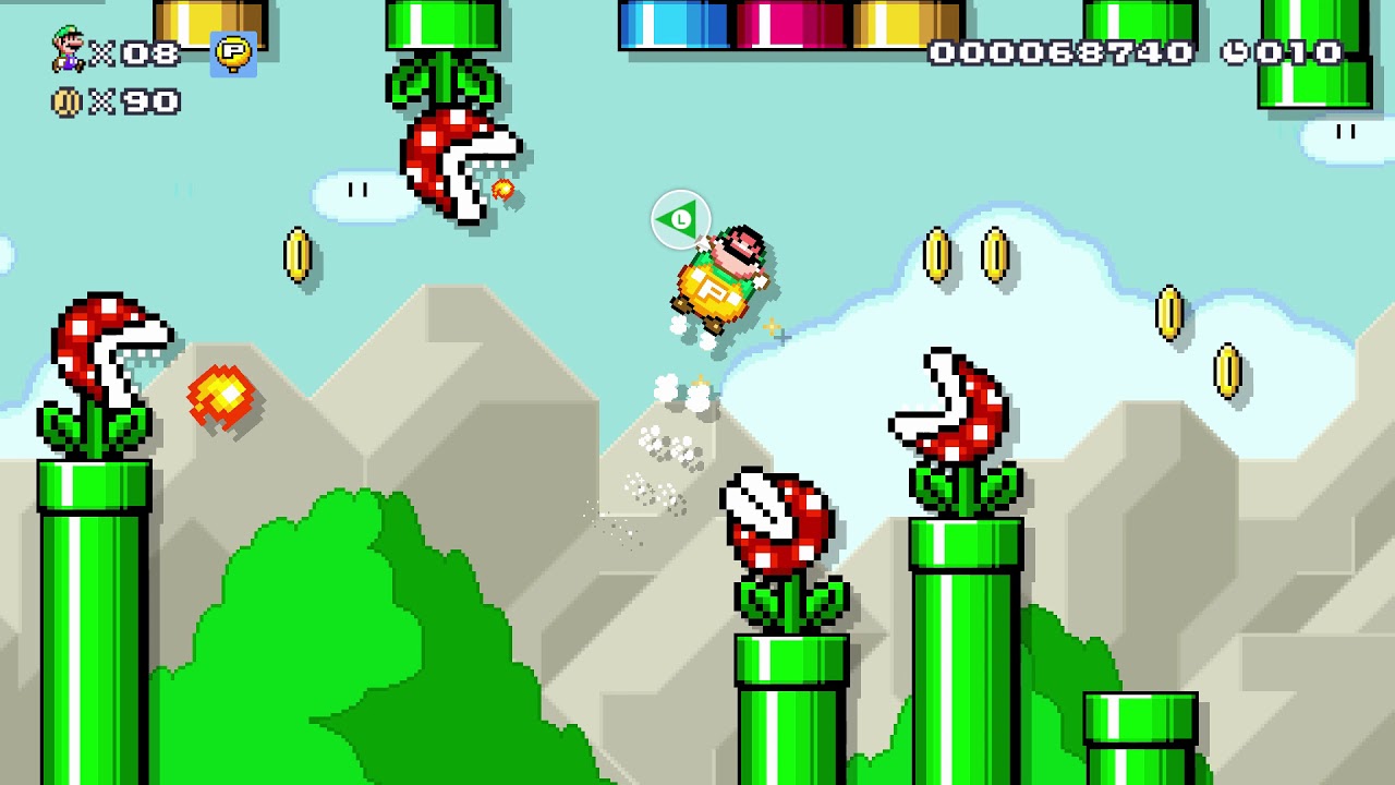 Super Mario Maker 2 Level Showcase Dragoon World 1 2 Youtube