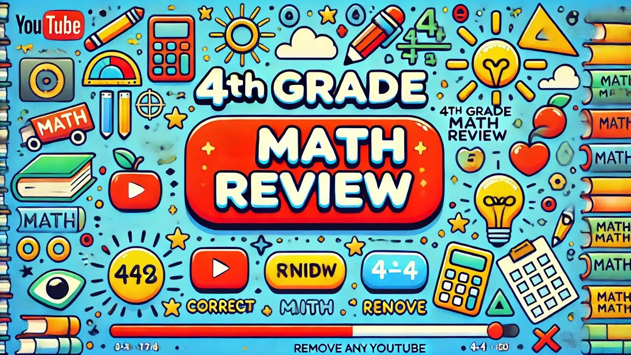 4th Grade Math Review In One Hour Youtube