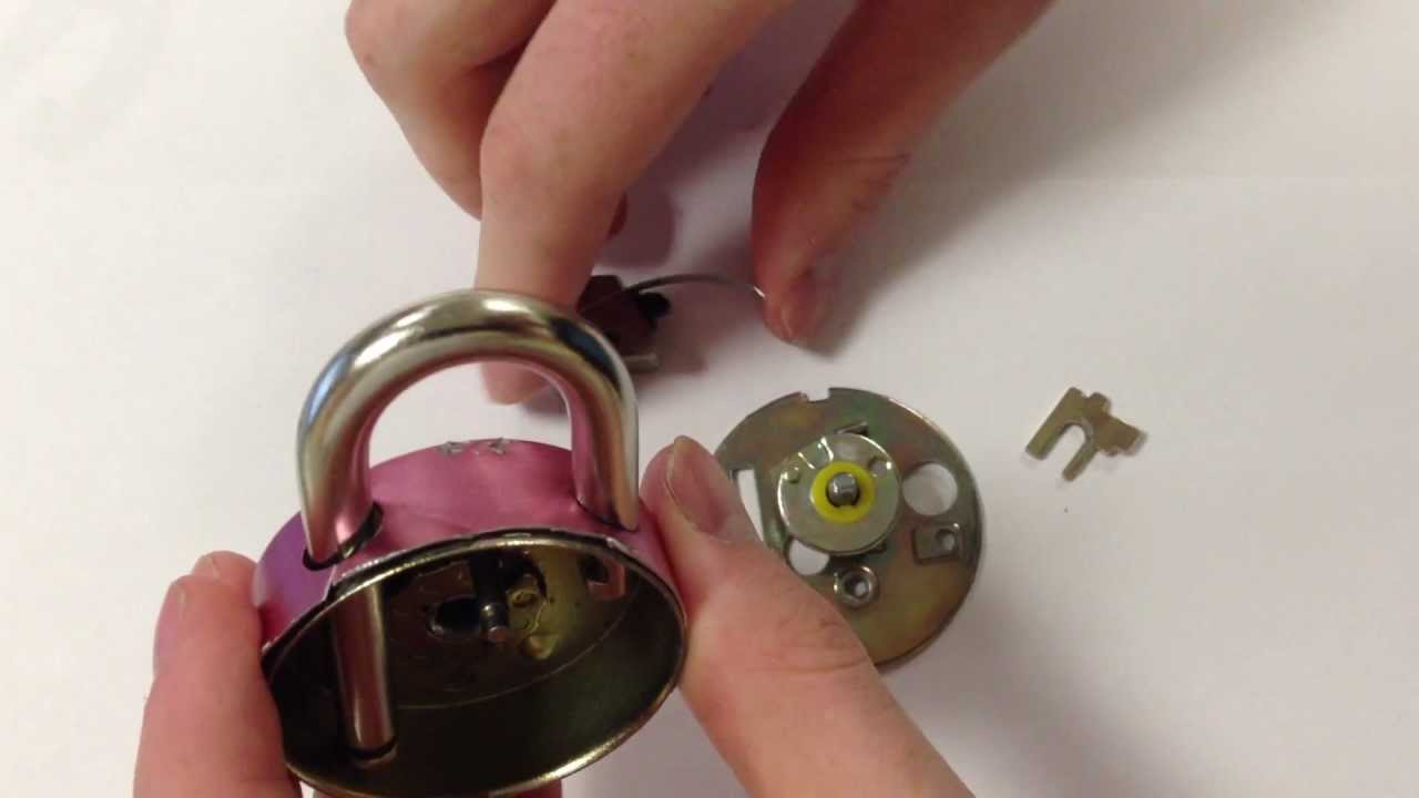 Master Combination Lock Inside