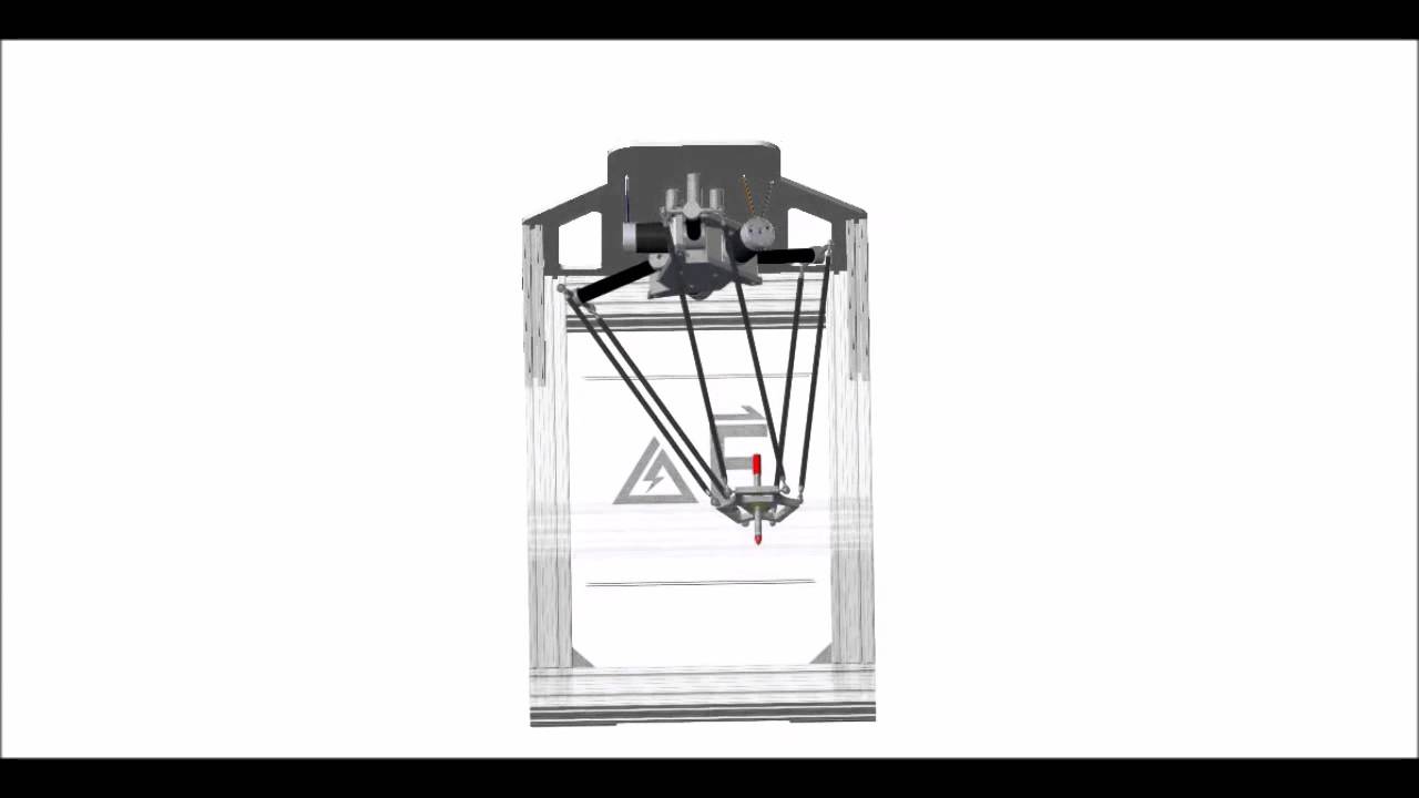 Delta Robot Simulation 1 Youtube