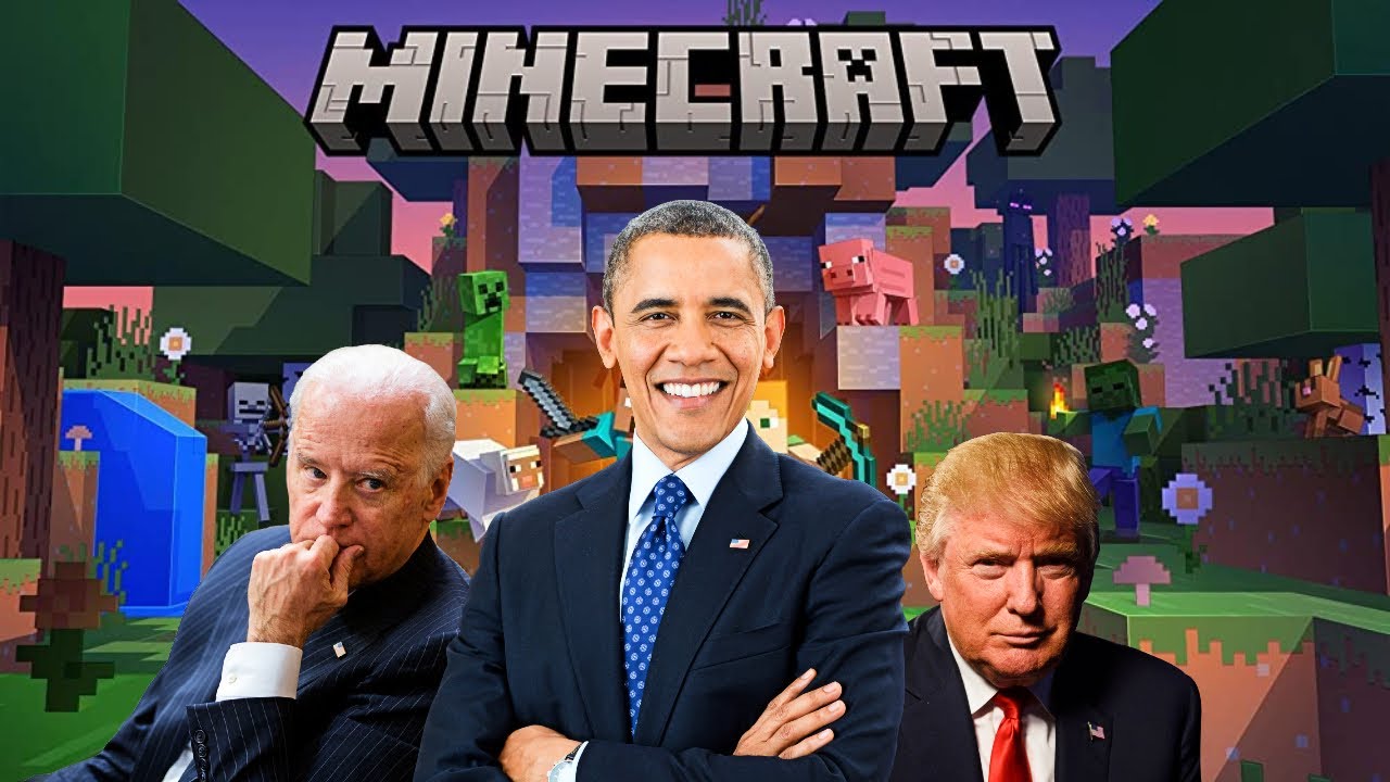 Presidents Play Minecraft Youtube