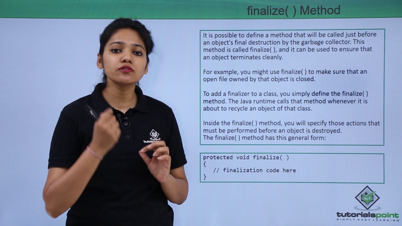 Java Finalize Method Youtube