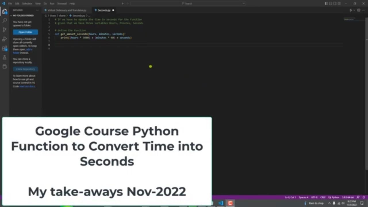 What Google Taught Me About Python Functions Youtube