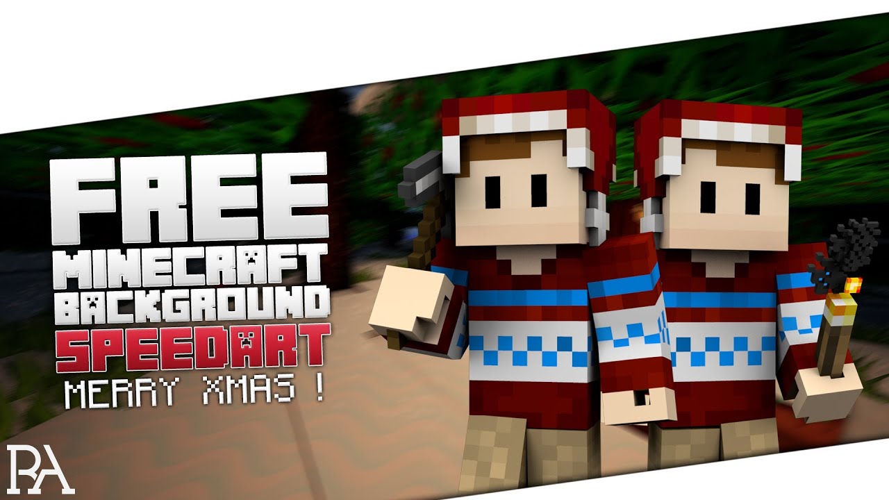 Minecraft Background Template Download Speedart Youtube