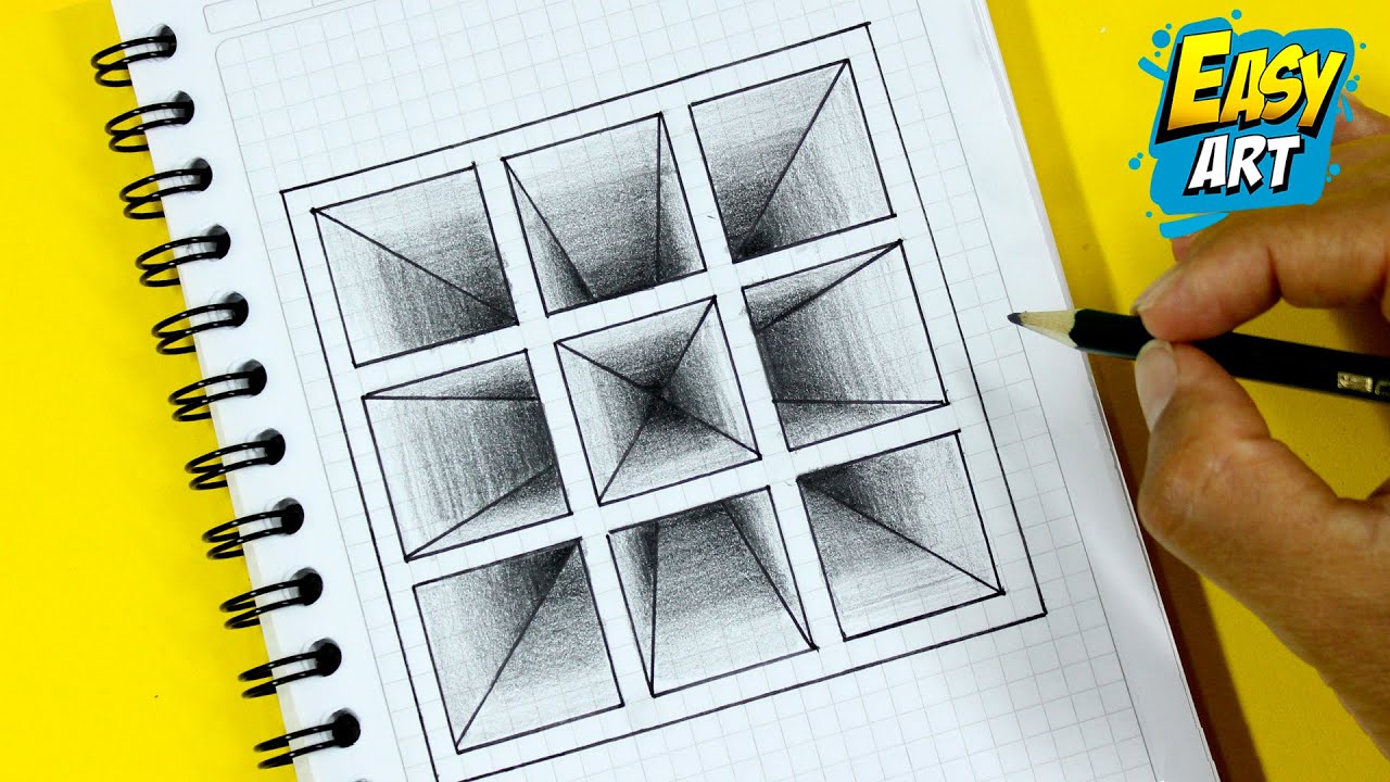 Dibujos A Lapiz En 3d Paso A Paso