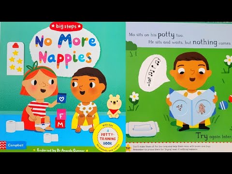 No More Nappies Potty Training Book Read Aloud Kids Story Book