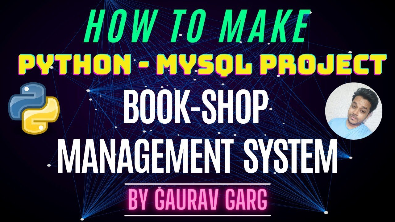 How To Make Python Mysql Project Book Shop Management System
