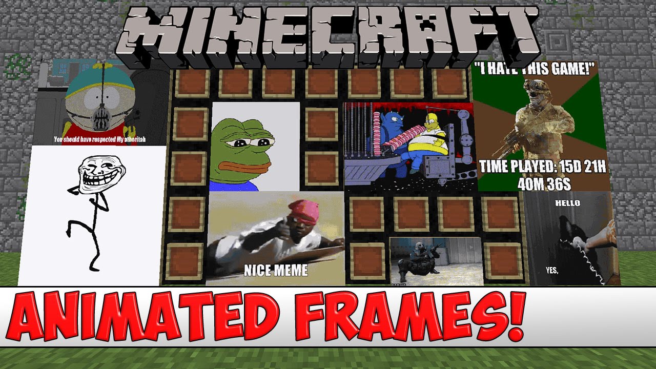 Minecraft Plugin Tutorial Animated Frames Youtube