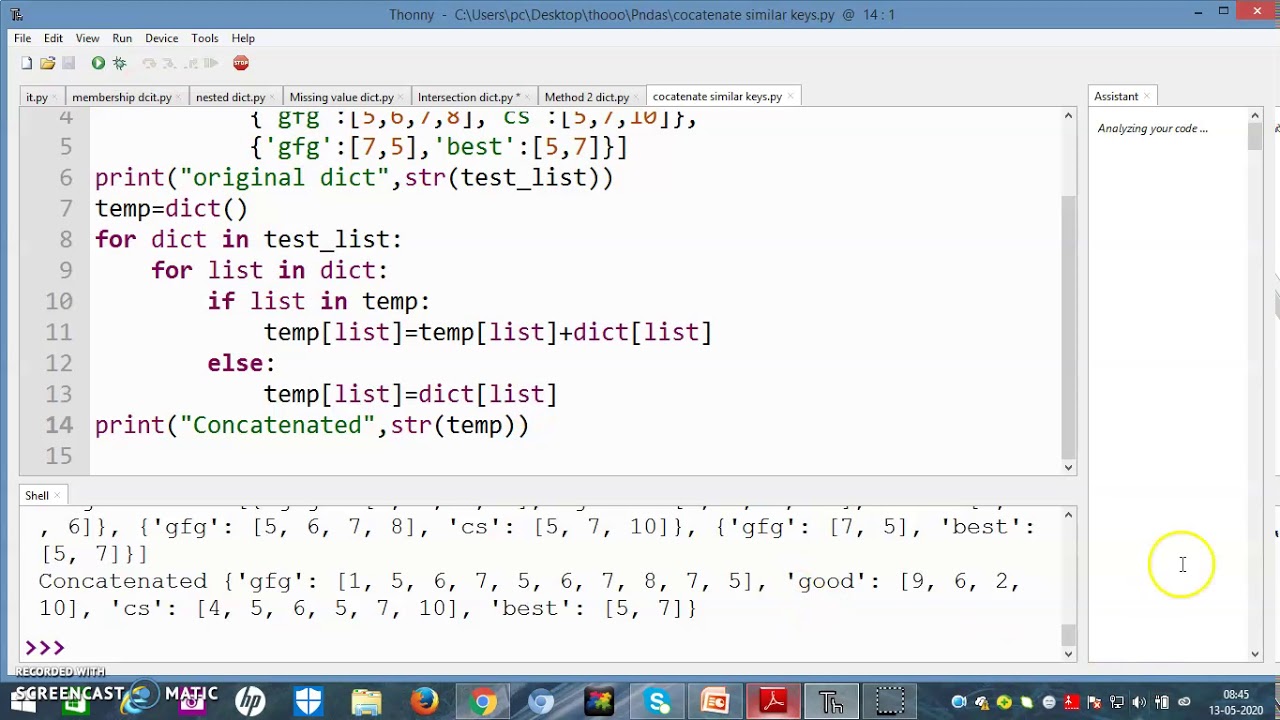 Dictionary In Python Practical 2 Youtube