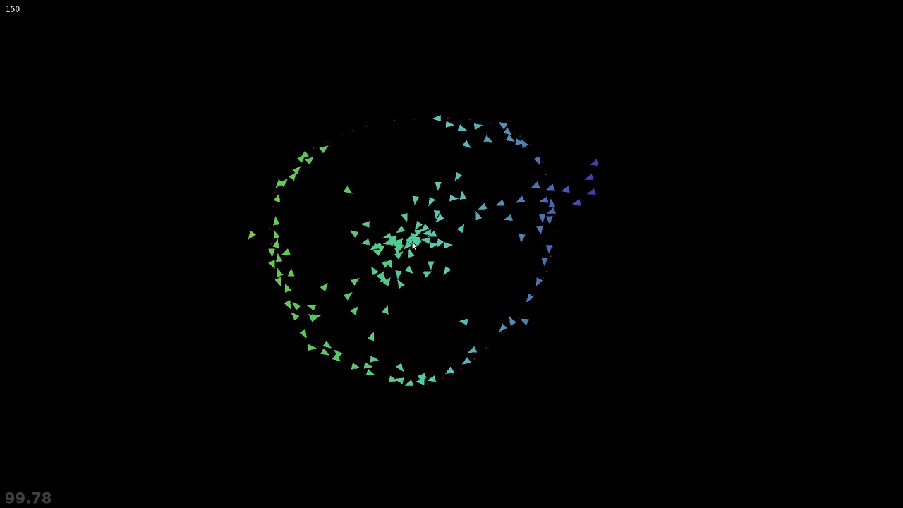 Boids Python Pyglet 2d Youtube