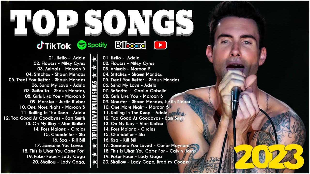 Billboard Hot 100 All Time Maroon 5 Miley Cyrus Shawn Mendes Adele