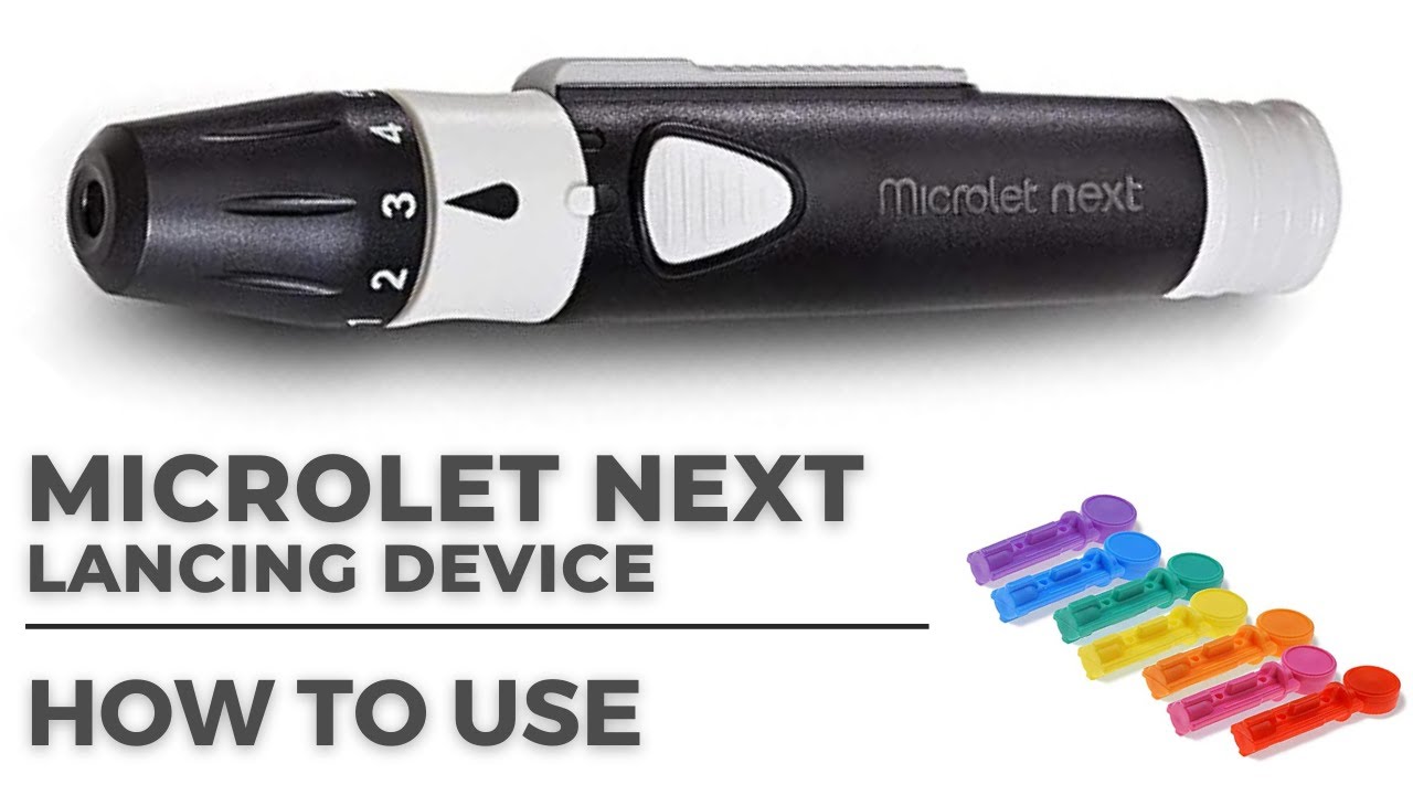 How To Use Microlet Next Lancing Device Youtube