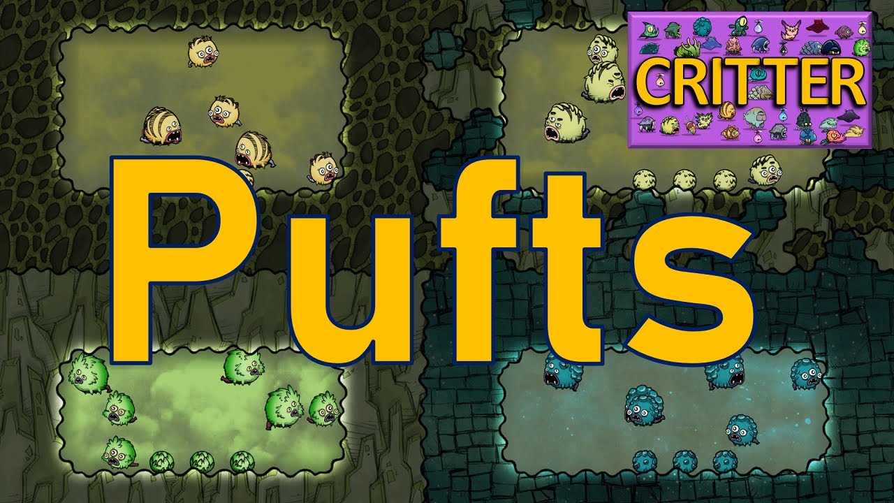 Oxygen Not Included Critter Tutorial Bites Pufts Youtube
