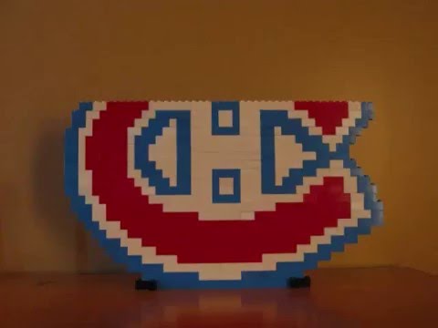 How To Make Lego Montreal Canadiens Logo Youtube