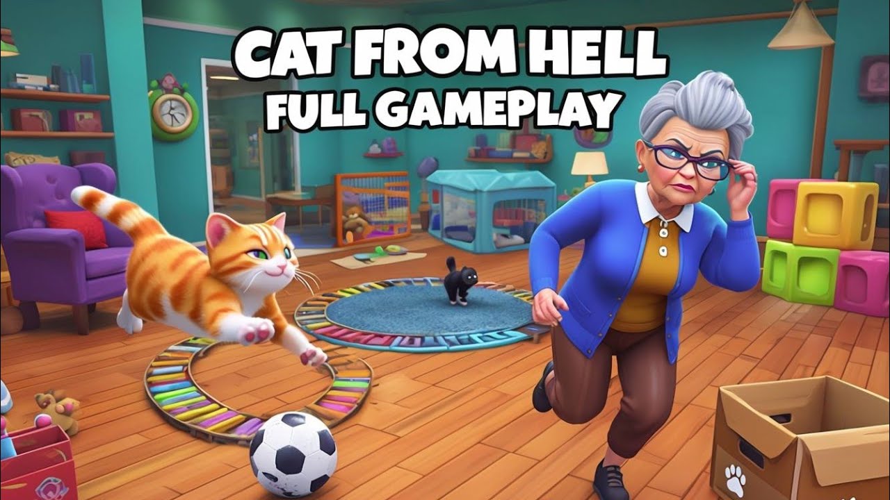 Cat From The Hell Full Funny Gameplay Youtube