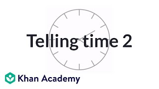 Telling Time Exercise Example 2 Measurement And Data Early Math Khan ...