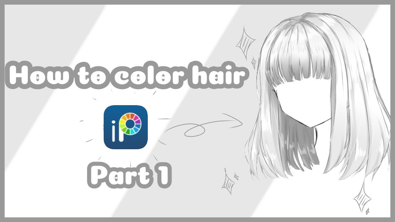 Tutorial How To Color Hair With Ibispaint X Part 1 White Hair Youtube