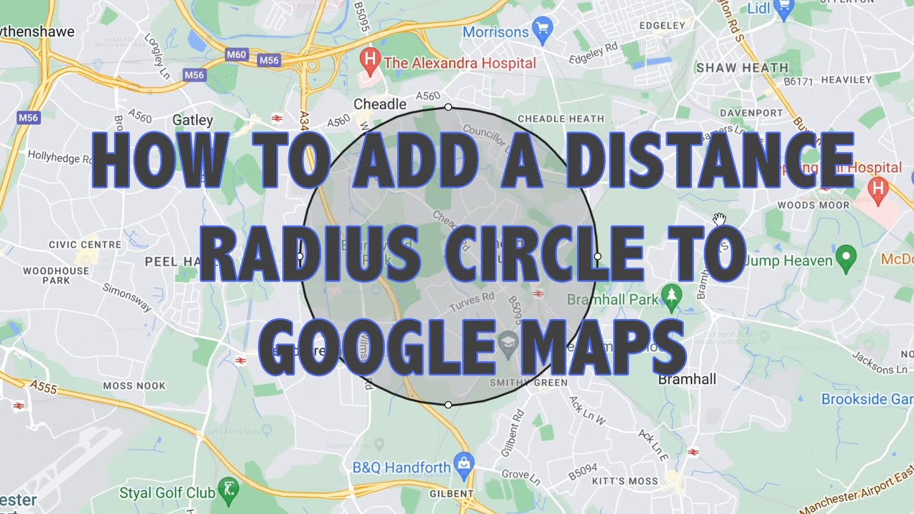 Us Map Distance Radius