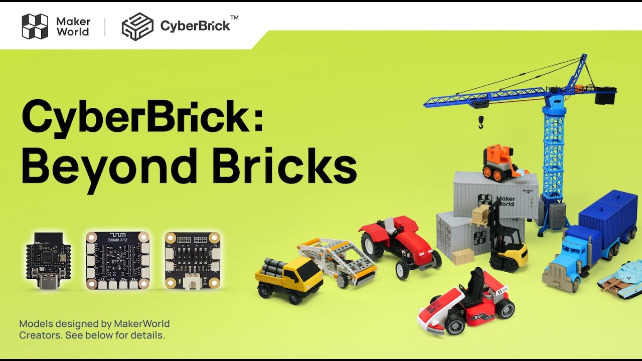 Cyberbrick Build Smarter Code Freer Share Globally Youtube