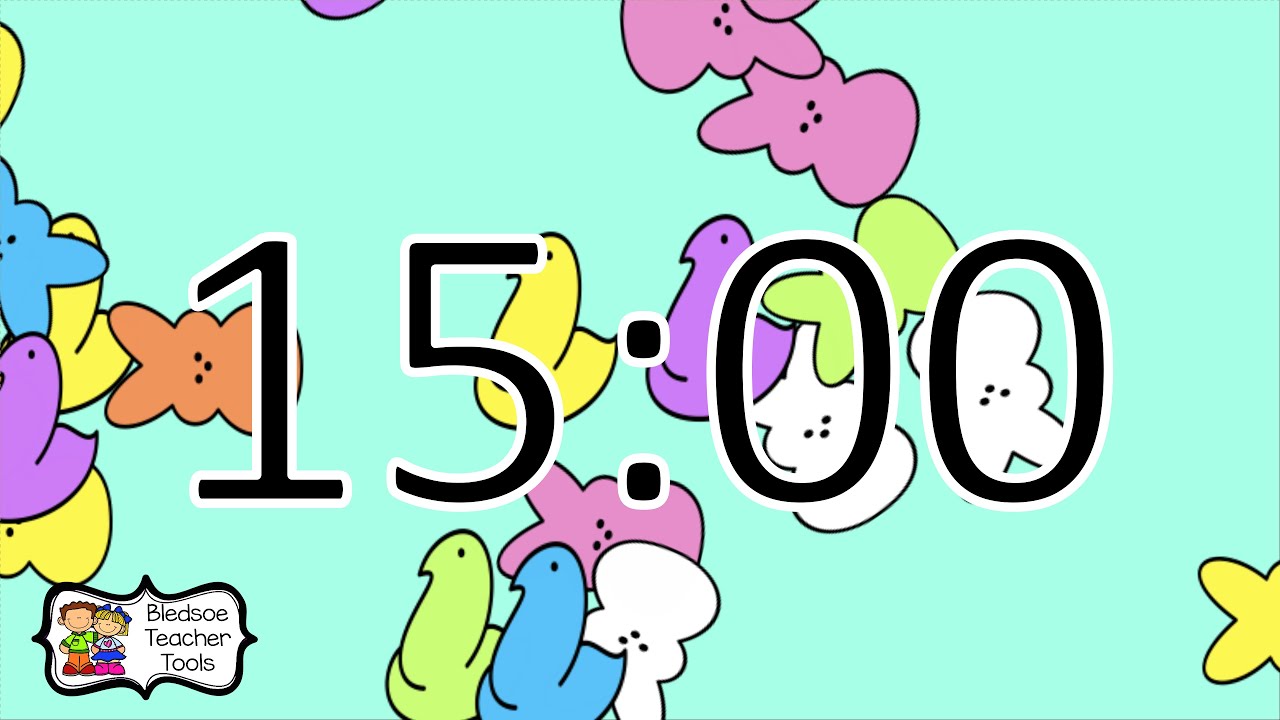 15 Minutes Easter Peeps Countdown Timer Youtube