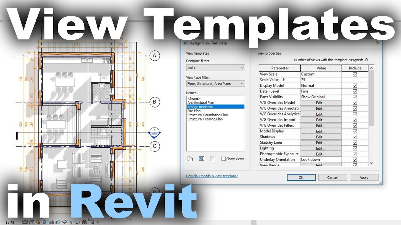 Template Revit