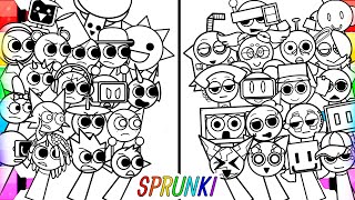 Incredibox Sprunki New Coloring Pages How To Color Sprunki Original Vs