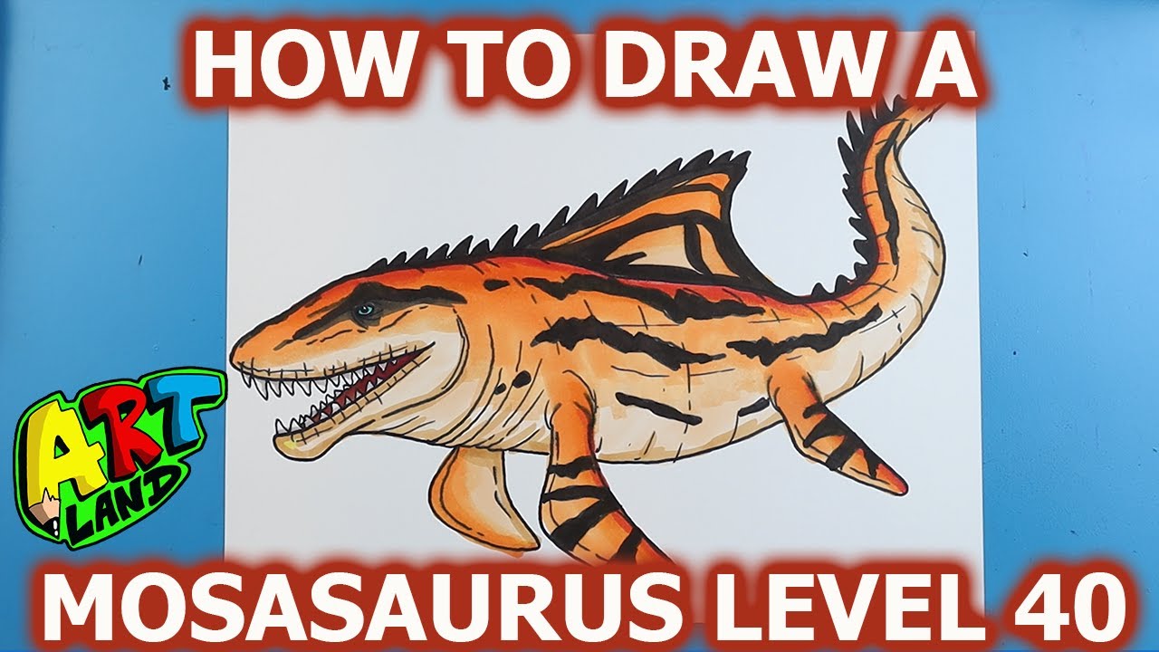 How To Draw A Mosasaurus Mosasaurs 101 National Geographic