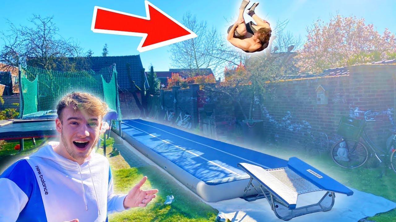 Crazy Tricks From Trampoline To Airtrack Youtube